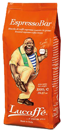 Lucaffé Espresso Bar kaffebönor 1000g - DeliCo - Kaffe på nätet